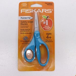 Fiskars | Office | 3x Fiskars Kids School Scissors Blue Pointed Tip For ...